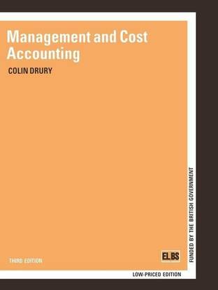 MANAGEMENT AND COST ACCOUNTING: Buy MANAGEMENT AND COST ACCOUNTING by ...