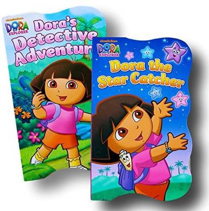 Bendon Publishing Disney Baby Toddler Board Books - Set of 2 (Dora the ...
