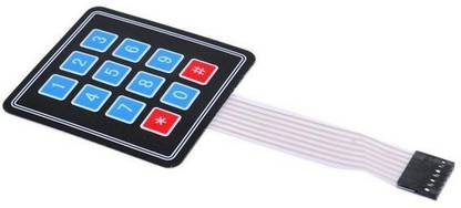 Pinchdart 4 x 4 16 Key matrix Membrane Switch Keypad Keyboard ...