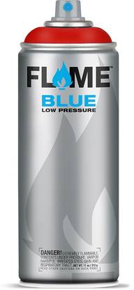 FLAME BLUE Low Pressure Acrylic Graffiti Fire Red Spray Paint 400 ml ...