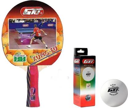 GKI Kung Fu Table Tennis Combo Set (Kung Fu Table Tennis Racquet ...