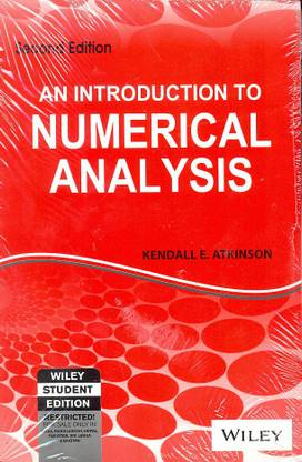 An Introduction to Numerical Analysis, 2nd Ed: Buy An Introduction to ...