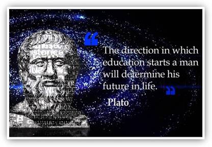 PLATO Motivational quotes Wall Poster Paper Print - Quotes & Motivation ...