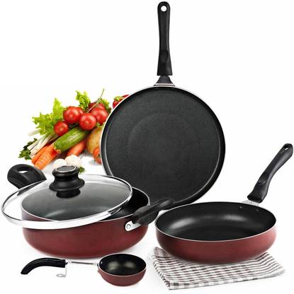 cello Prima + Non-Stick Aluminium Induction Bottom Non-Stick Coated ...