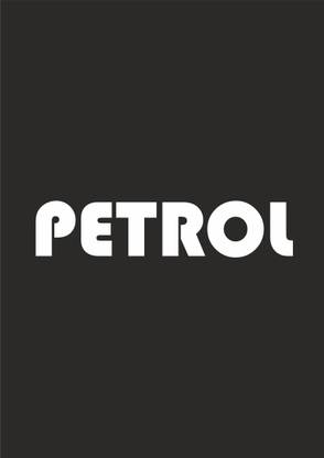 Intellprint India 10.16 cm Petrol logo Vinyl car Decal sticker Non ...