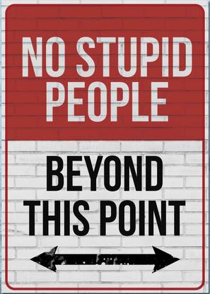 Funny Door Poster Funny Posters for Room & Office (13 inch X 19 inch ...