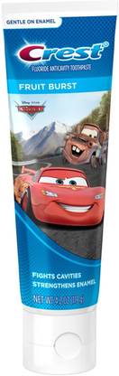 Crest Fluoride Anticavity Fruit Burst,Disney Cars Toothpaste - Buy Baby ...