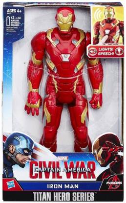 Hasbro Marvel Iron Man Talking Action Figure - Marvel Iron Man Talking ...