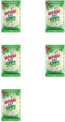 Wheel Detergent powder green pack of 5 Detergent Powder 1 kg Price in ...