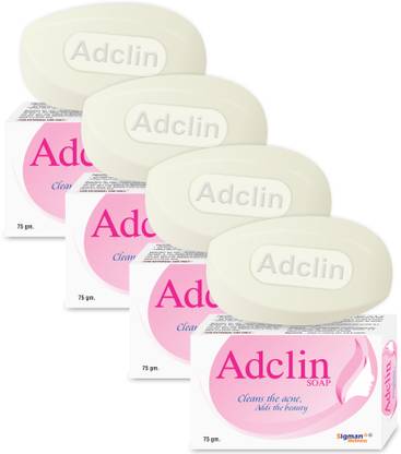 ADCLIN Soap For Acne ( 4 x 75 gm ) - Price in India, Buy ADCLIN Soap ...