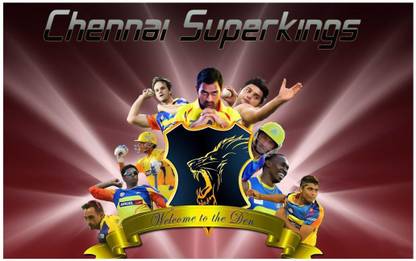 MS Dhoni IPL Poster - CSK Poster Paper Print - Sports posters in India ...