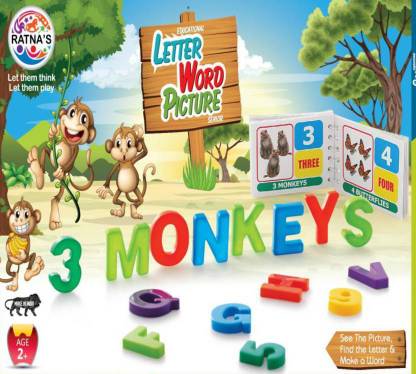 prem ratna toys LETTER WORD PICTURE Educational Board Games - LETTER ...