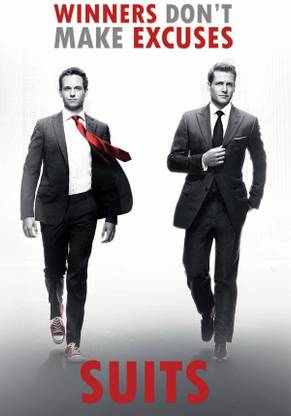 Suits TV Series Quote Poster for Room & Office (13 Inch X 19 Inch ...