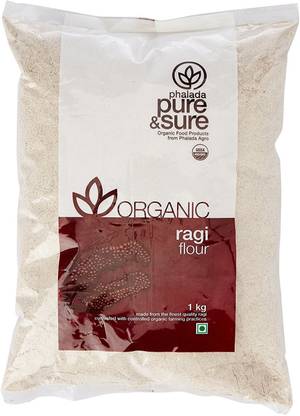 Pure & Sure Organic Ragi Flour 1 kg Price in India - Buy Pure & Sure ...