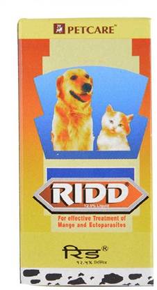 Pet Care RIDD Liquid Amitraz Dip Concentrate l.P for effective ...