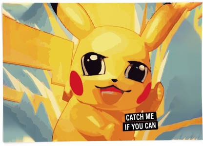 Pikachu Motivational Wall Posters Paper Print - Personalities posters ...