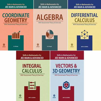 Arihant Mathematics Jee Main & Advanced (5 Book Set) Coordinate Geometry,vector & 3d Geometry ...