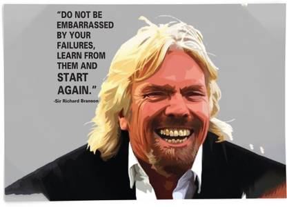 Sir Richard Branson Motivational Wall Posters Paper Print ...