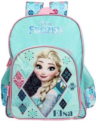 Flipkart.com | Disney Frozen Frozen Elsa Blue & Pink School Bag 46 cm ...
