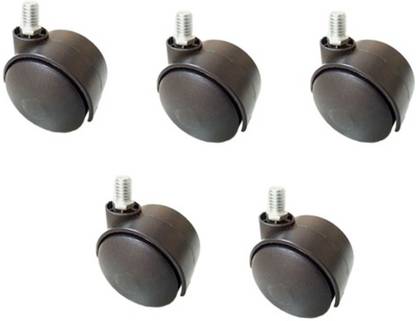 greengrow Castor Thread Type Revolving Chair Wheel Set of 5 Appliance ...