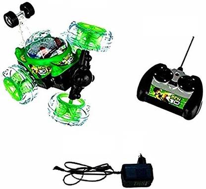 Tenmar Ben 10 Rechargeable Stunt Car Big Size 360 Degree Rotating ...