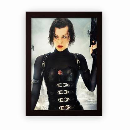 Resident Evil Framed Poster For Wall Hanging or Desk (Matte Laminated ...