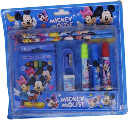 Flipkart.com | FUNCART Mickey & Minnie Mouse Crayons & Sketch pen ...