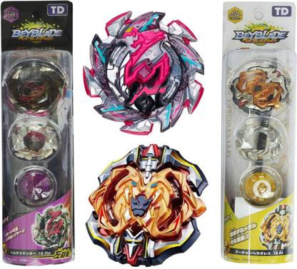 TreandKart Beyblade Burst B113 Hell Salamander & B115 Archer Hercules ...