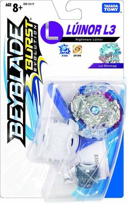 TAKARA TOMY Beyblade Burst Evolution Nightmare Luinor-L3 - Beyblade ...