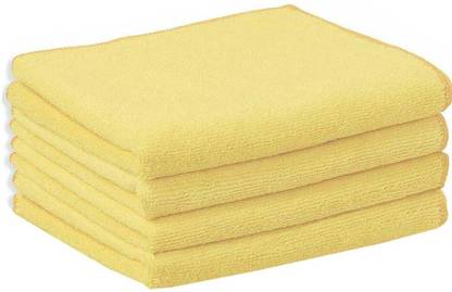 Sheen Yellow,30X40CM,250GSM,PK4 Dry Microfiber Cleaning Cloth Price in ...