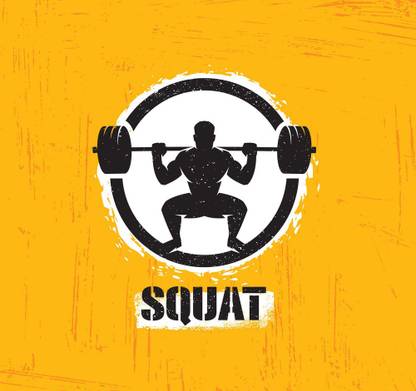squat |Motivational Poster|Inspirational Poster|Gym poster|All Time ...