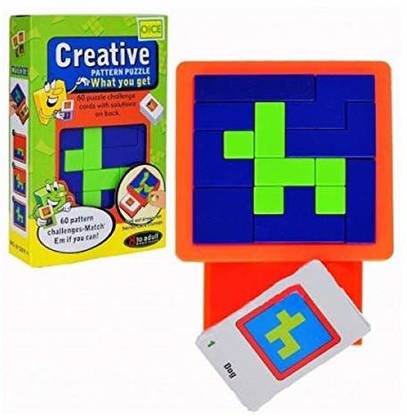 Basha mall Creative Pattern Colorful Puzzle Game Blocks - Creative ...