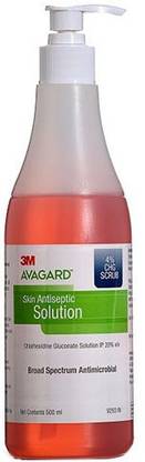 3M 9293 IN Avagard Scrub CHG4% 500ml Antiseptic Liquid Price in India ...