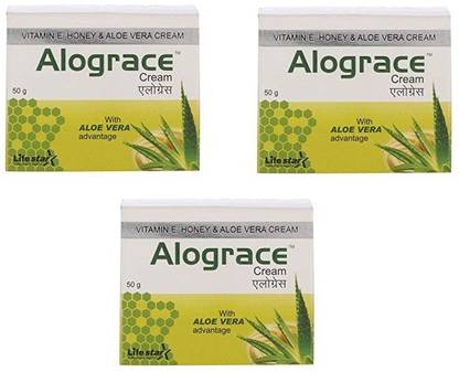 alograce Vitamin E,Honey,Aloe Vera Cream 50gm*3 (Pack of 3) - Price in ...