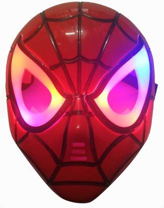 HALO NATION Spiderman Mask with Led Light - Spider man Costume Face ...