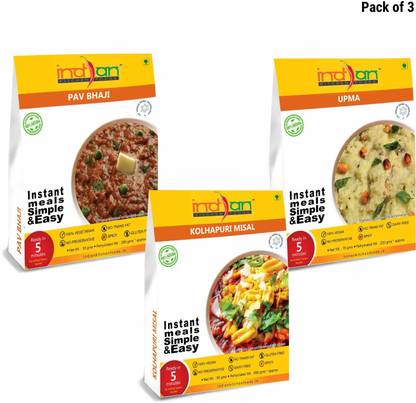 Indian Kitchen Foods Freeze Dried Ready to Eat Breakfast Combo Pack of ...