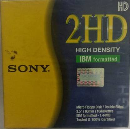 SONY FLOPPY DISK 3.5 inch 2HD Price in India - Buy SONY FLOPPY DISK 3.5 ...