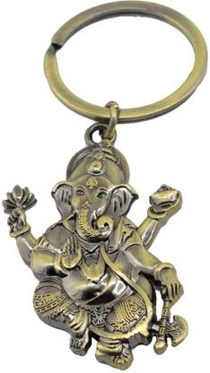faynci Lord Ganesh Ganpati Elephant Hindu God Key Chain for Gifting ...