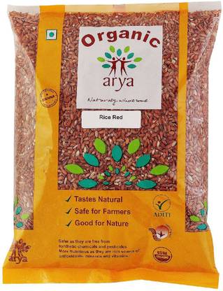 ARYA Rice Red (5kg) Red Raw Rice (Medium Grain, Unpolished) Price in ...