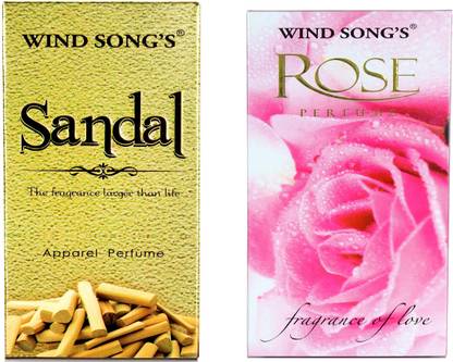 Buy WIND SONG Sandal Fragrance , Rose Fragrance 30ml (Pack of 2) for ...