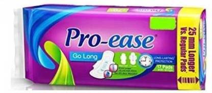 Pro-ease Go Long 17 Pads Sanitary Pad Sanitary Pad | Buy Women Hygiene ...