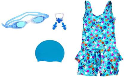 Baby & Sons Swimming Kit For Girls (6 Years to 8 years) - Combo Pack ...