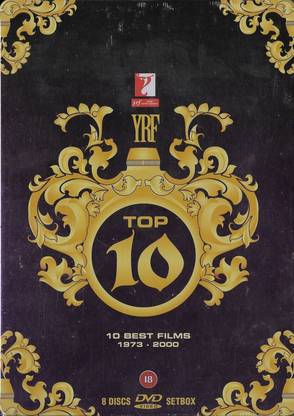 YRF TOP 10 BEST FILMS 1973 - 2000 - STEEL SET Price in India - Buy YRF ...