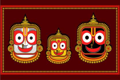LORD JAGANNATH POSTER 12X18 INCH Paper Print - Religious posters in ...