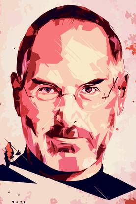 Steve Jobs Digital Print Rolled Paper Poster Paper Print - Furnish ...