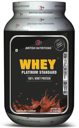 british nutritions WHEY PLATINUM STANDARD Whey Protein Price in India ...