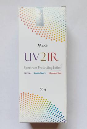 IPCA Sunscreen - SPF 50 PA++++ UV2IR SPECTRUM PROTECTING LOTION - Price ...