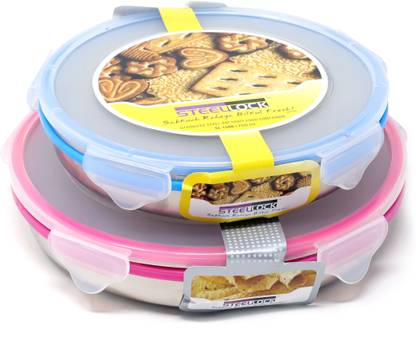 Steel Lock Steel Fridge Container - 750 ml, 1000 ml Price in India ...