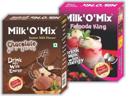 Milk'O'Mix Chocolate and Falooda Flavored Milk Powder Price in India ...