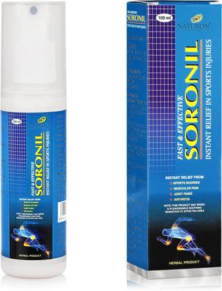 Naturon Soronil Pain Relief Spray For Sports Injuries, Arthritis Spray ...
